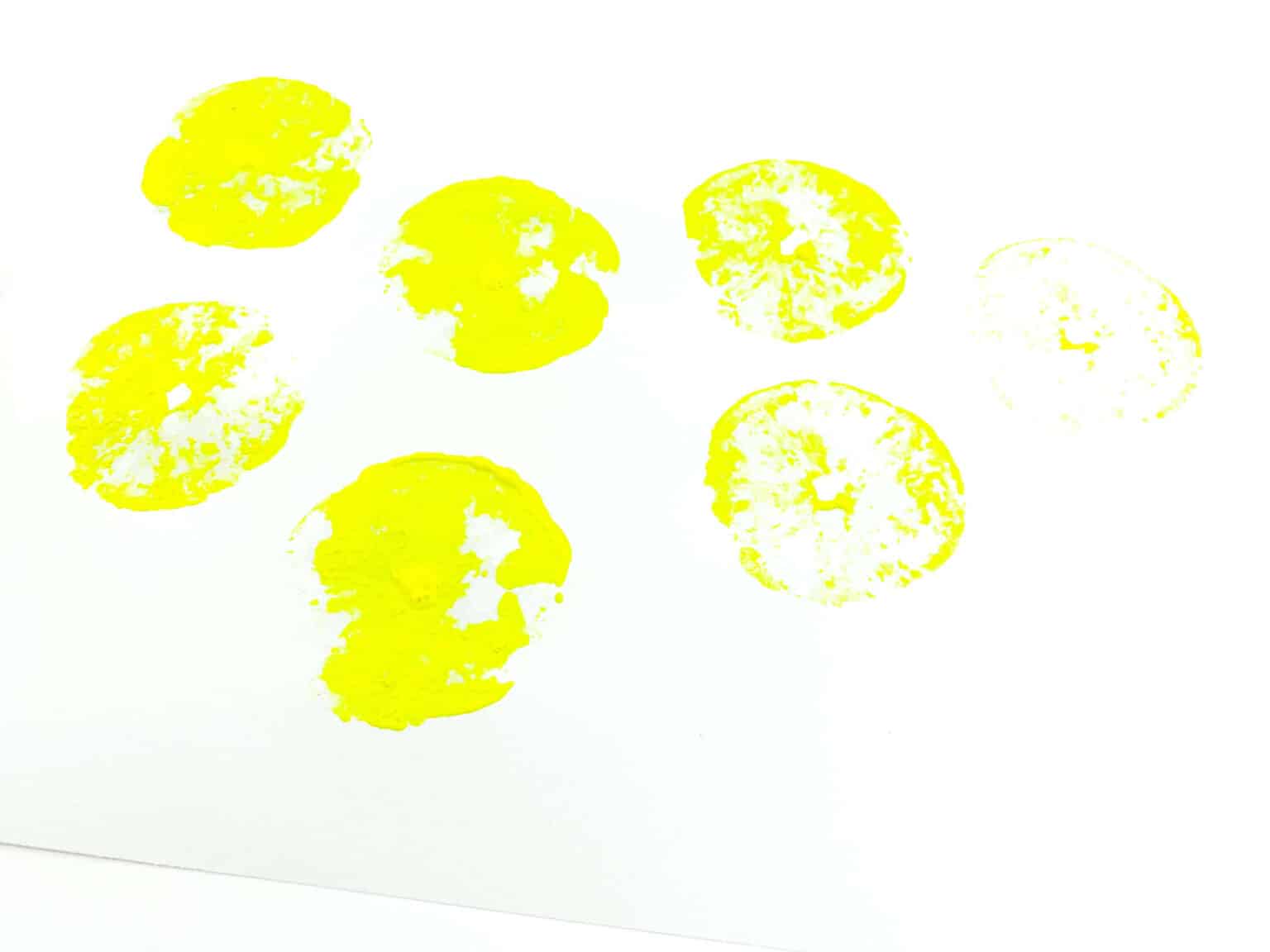 Summer Lemon Printing For Toddlers [5 Simple Steps]