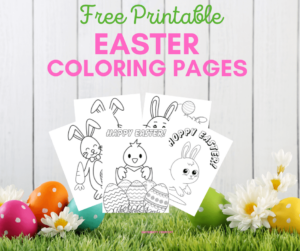 27 Cute Easter Coloring Pages For Toddlers [Free Printable]