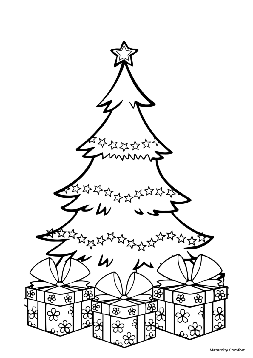 10 Christmas Coloring Pages For Kids [Free Printables]