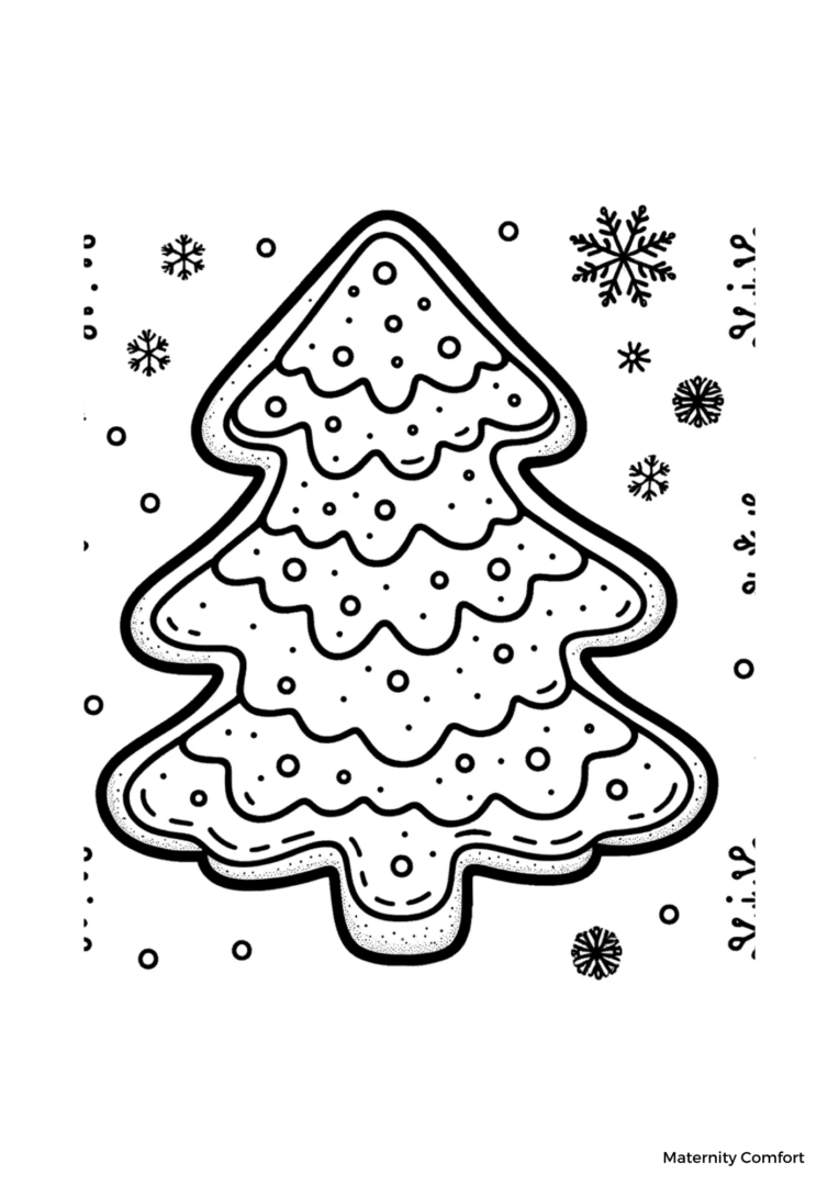 10 Christmas Coloring Pages For Kids [Free Printables]