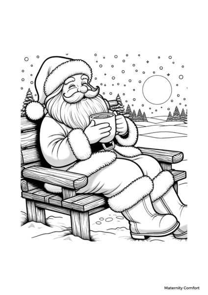 10 Christmas Coloring Pages For Kids [Free Printables]