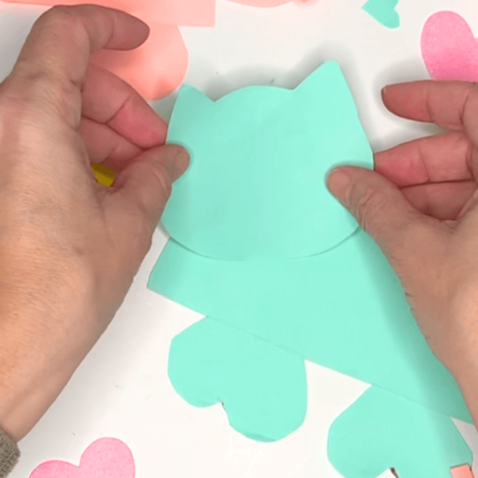 Easy Valentine Cat Craft For Kids