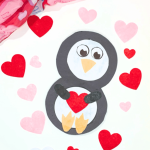 Adorable Valentine's Day Penguin Craft For Kids » Maternity Comfort ...