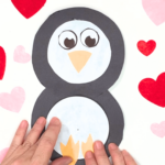 Adorable Valentine's Day Penguin Craft For Kids » Maternity Comfort ...