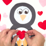 Adorable Valentine's Day Penguin Craft For Kids » Maternity Comfort ...