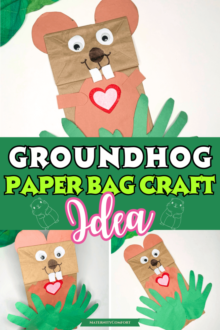 Easy Groundhog Paper Bag Puppet » Maternity Comfort Solutions