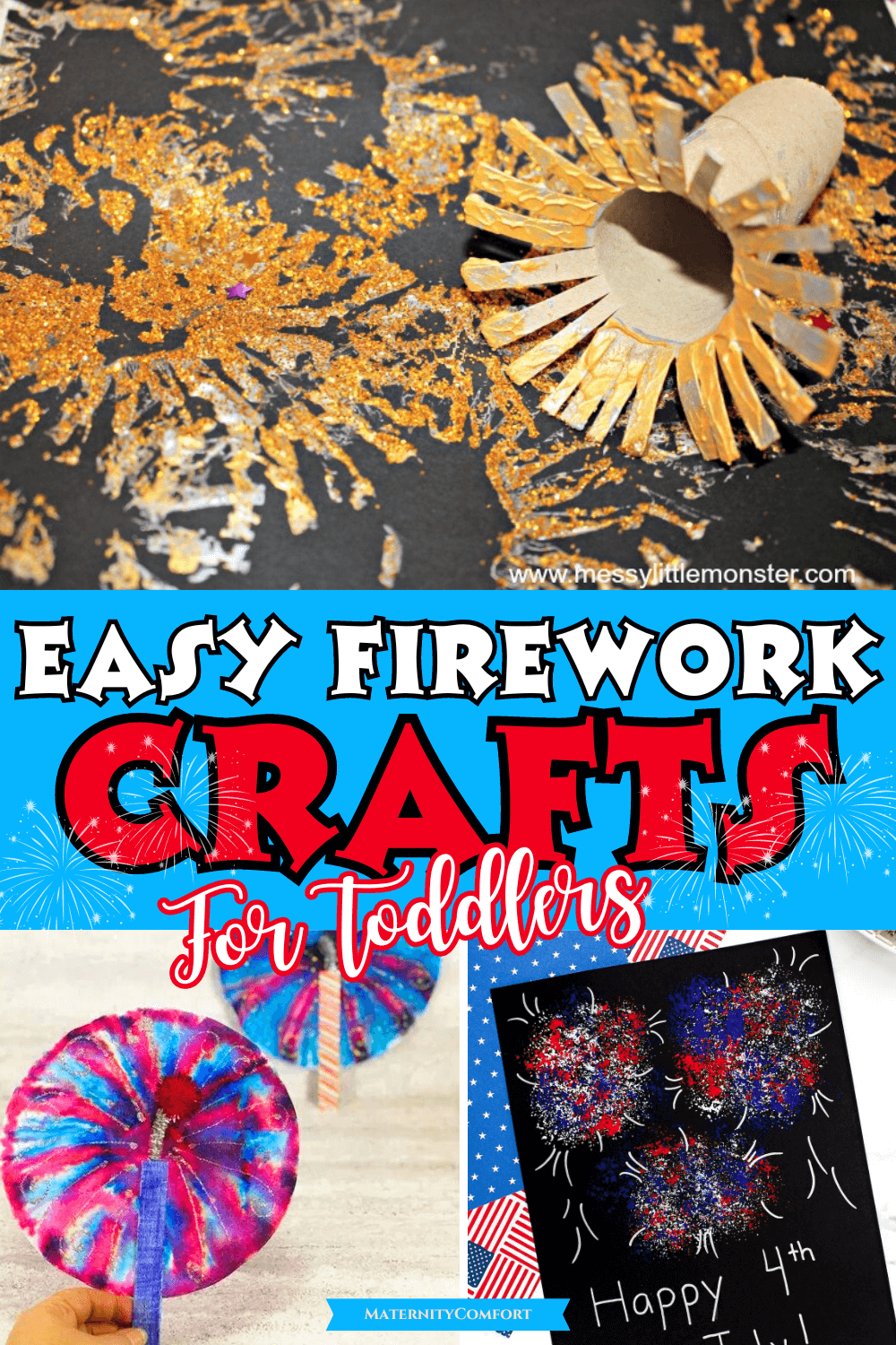 17+ Patriotic Firework Crafts For Kids » Maternity Comfort Solutions